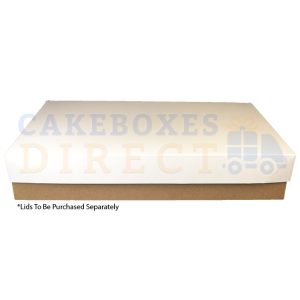 Ovenable Hand Erect Silicone Traybake 372x222x50mm (Qty90) - Cake Boxes ...